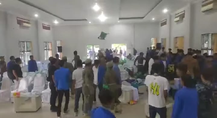 Kader Ormas PMII Bentrok di Gedung Cadika Lubuk Pakam